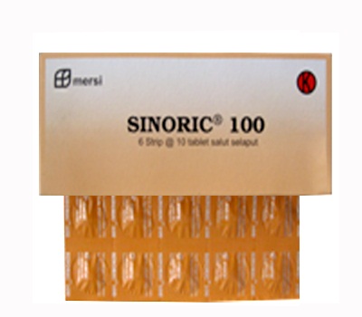 Sinoric 100 mg 10 Tablet - Kegunaan, Efek Samping, Dosis dan Aturan ...