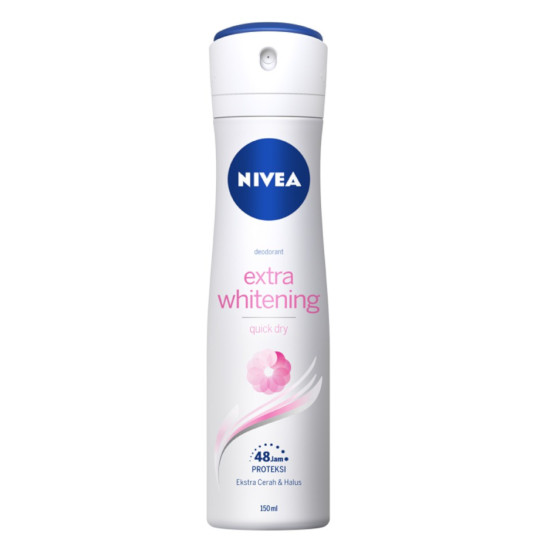 Nivea Deodorant Extra Whitening Spray 150 ml - Kegunaan, Efek Samping ...