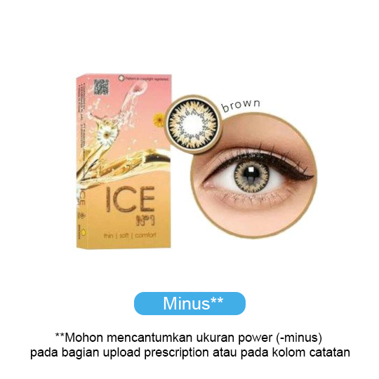 Ice No1 Brown 2 Color Softlens Minus - Kegunaan, Efek Samping, Dosis ...