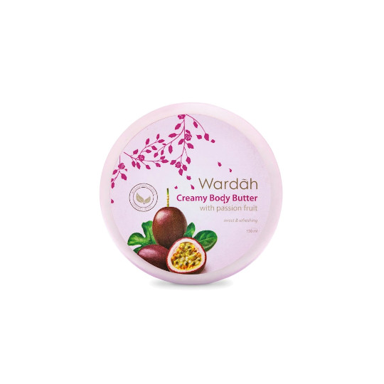 Wardah Creamy Body Butter With Passion Fruit 150 ml - Kegunaan, Efek ...