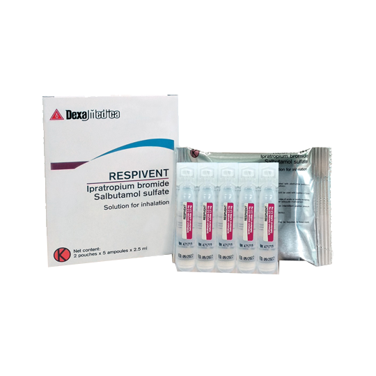 Respivent Nebulizer 2,5 ml 5 Ampul - Kegunaan, Efek Samping, Dosis dan ...