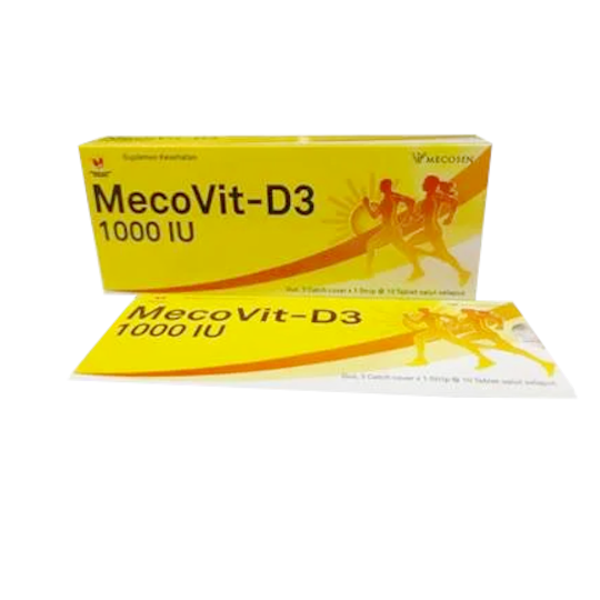 Mecovit-D3 1000 IU 10 Tablet - Kegunaan, Efek Samping, Dosis dan Aturan ...