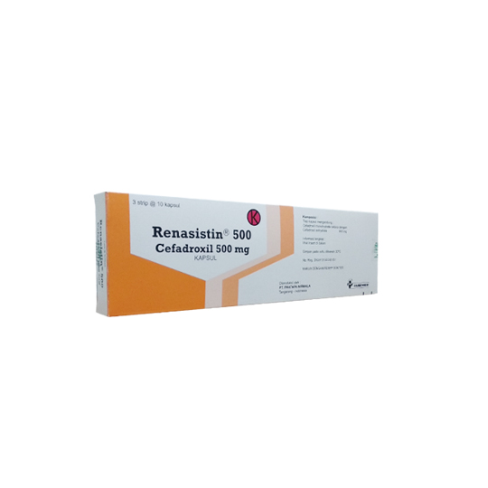 Renasistin 500 mg 10 Kapsul - Kegunaan, Efek Samping, Dosis dan Aturan ...