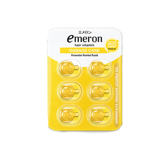 Emeron Hair Vitamin Damage Care 6 Kapsul - Kegunaan, Efek Samping ...