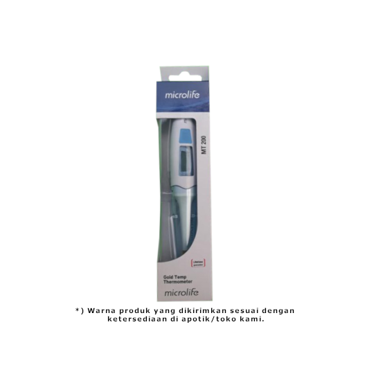 Microlife Thermometer Digital MT200 Gold Tip - Kegunaan, Efek Samping ...