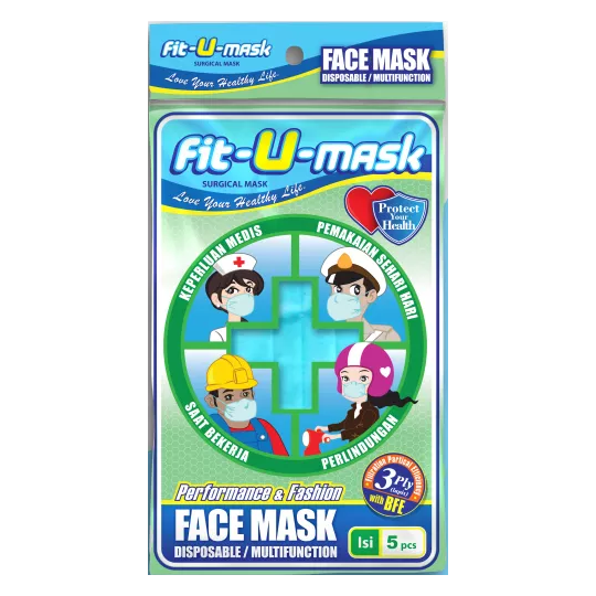 Fit-U Mask Earloop 5 Pieces - Kegunaan, Efek Samping, Dosis dan Aturan ...