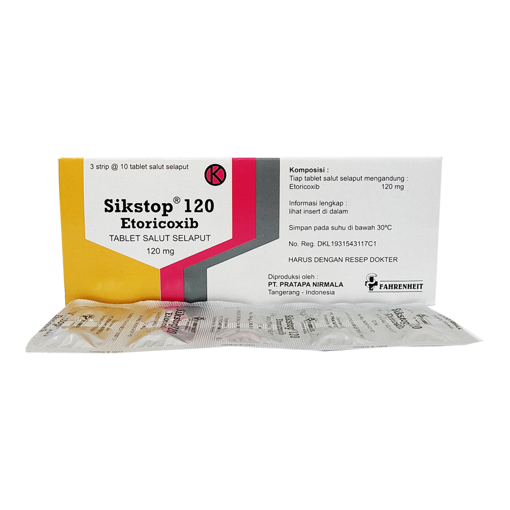 Sikstop 120 mg 10 Tablet - Kegunaan, Efek Samping, Dosis dan Aturan ...