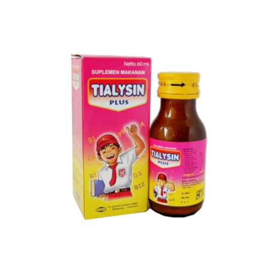 Tialysin Plus Sirup 60 ml - Kegunaan, Efek Samping, Dosis dan Aturan ...