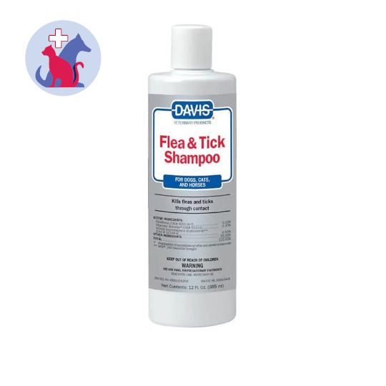 Davis Flea & Tick Shampoo For Dogs, Cats And Horses 355 ml (12 Oz) - Kegunaan, Efek Samping ...