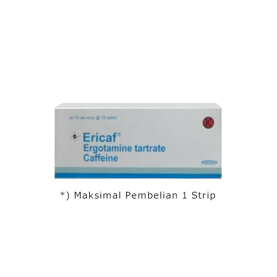 Ericaf 10 Tablet - Kegunaan, Efek Samping, Dosis dan Aturan Pakai - Halodoc