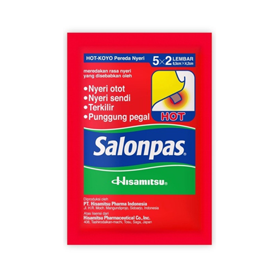 Salonpas Koyo Hot 10 Lembar - Kegunaan, Efek Samping, Dosis dan Aturan ...