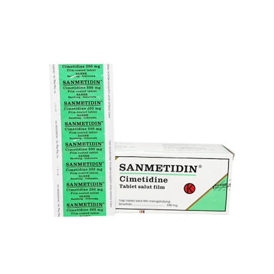 Sanmetidin 200 mg 10 Tablet - Kegunaan, Efek Samping, Dosis dan Aturan ...