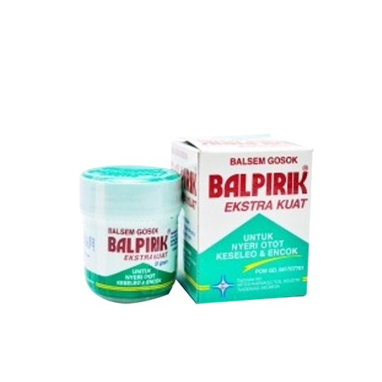 Balpirik Extra Kuat (Hijau) Balsam 20 g - Kegunaan, Efek Samping, Dosis ...