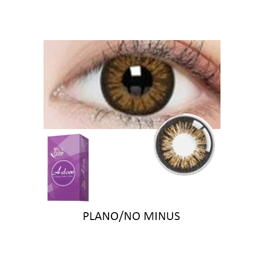 Living Color Adore Brown 2 Color Softlens Plano/No Minus - Kegunaan ...