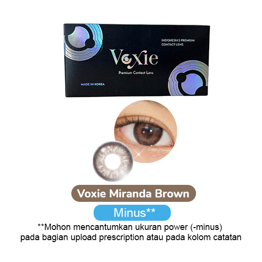 Kawai Gankyu Voxie Miranda Brown Softlens Minus - Kegunaan, Efek ...