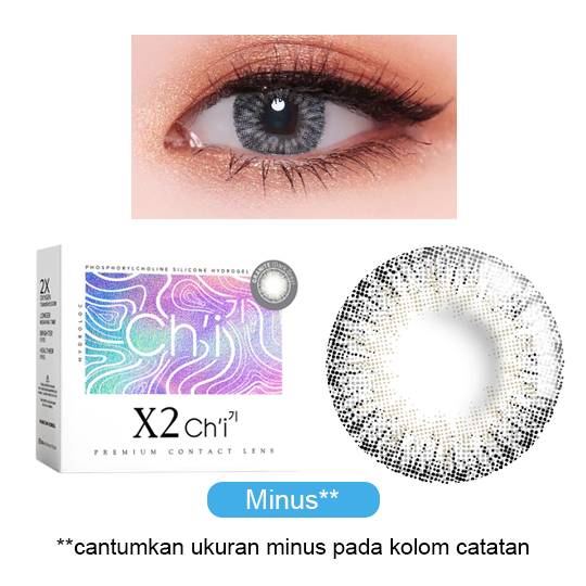 Spex Symbol X2 CH'I Granite (Dark Grey) Softlens Minus - Kegunaan, Efek ...