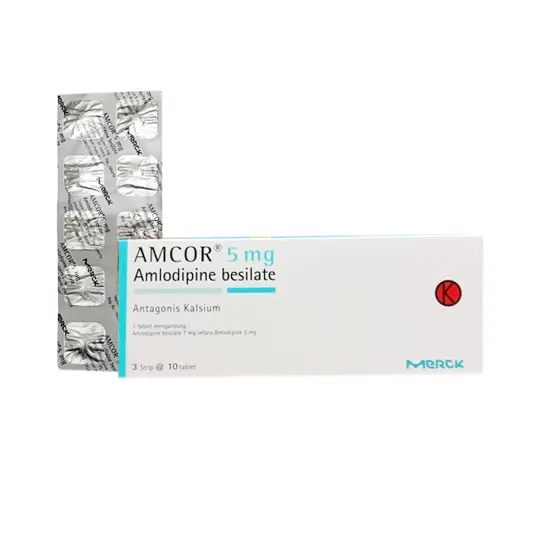 Amcor 5 mg 10 Tablet - Kegunaan, Efek Samping, Dosis dan Aturan Pakai ...