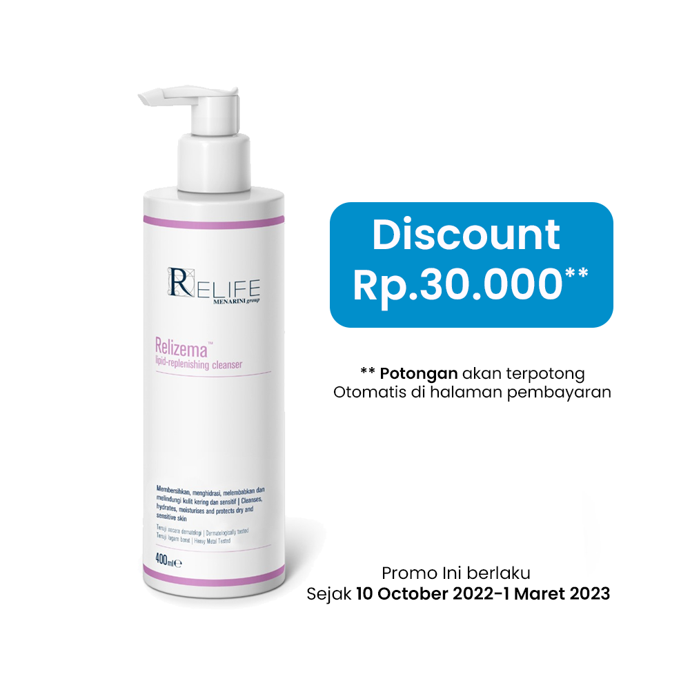 Relizema Lipid-Replenishing Cleanser 400 ml - Kegunaan, Efek Samping ...