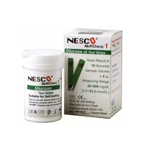 Nesco Multicheck 1 Glucose 25 Strips - Kegunaan, Efek Samping, Dosis ...