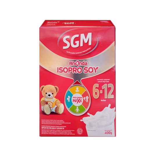 SGM Ananda Advance+ Soya/ Isopro Soy 2 (6-12 Bulan) Formula Soya Bubuk ...