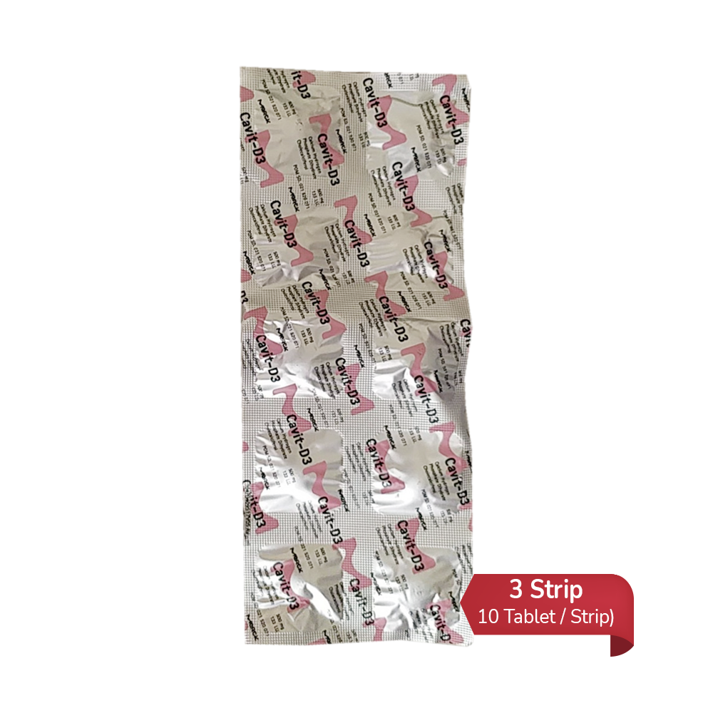 Cavit D3 3 Strip (10 Tablet/Strip) - Hemat Borongan - Kegunaan, Efek ...