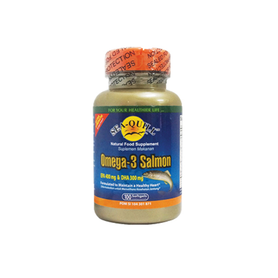 Sea-Quill Omega-3 Salmon 100 Kapsul - Kegunaan, Efek Samping, Dosis dan ...