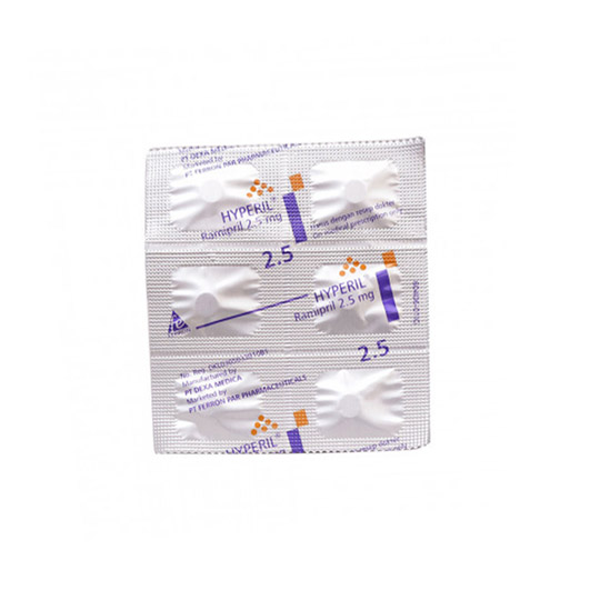 Hyperil 2.5 mg 6 Tablet - Kegunaan, Efek Samping, Dosis dan Aturan ...