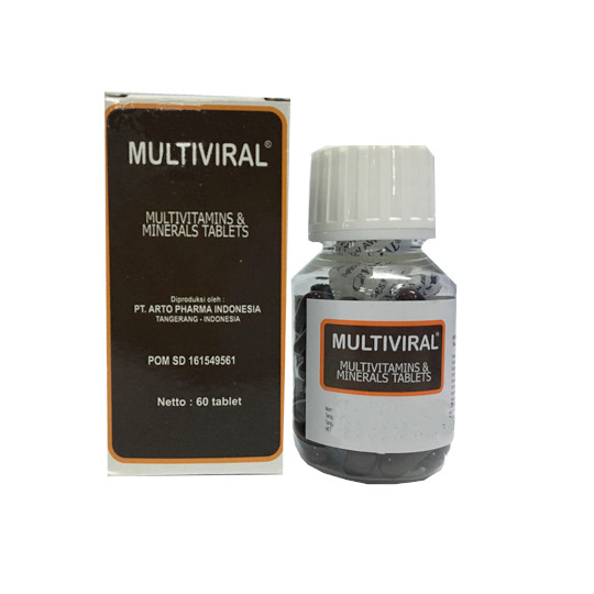 Multiviral 60 Tablet - Kegunaan, Efek Samping, Dosis dan Aturan Pakai ...
