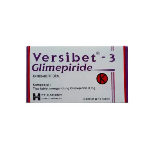 VERSIBET 3 MG 10 TABLET - Kegunaan, Efek Samping, Dosis dan Aturan ...