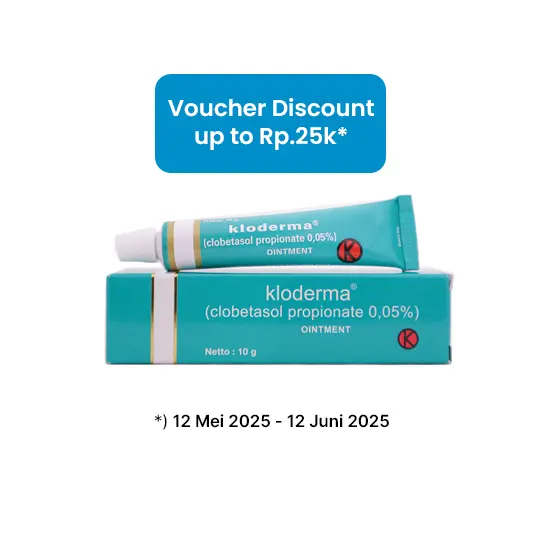 Kloderma 0.05% Salep 10 g - Manfaat, Dosis, & Efek Samping
