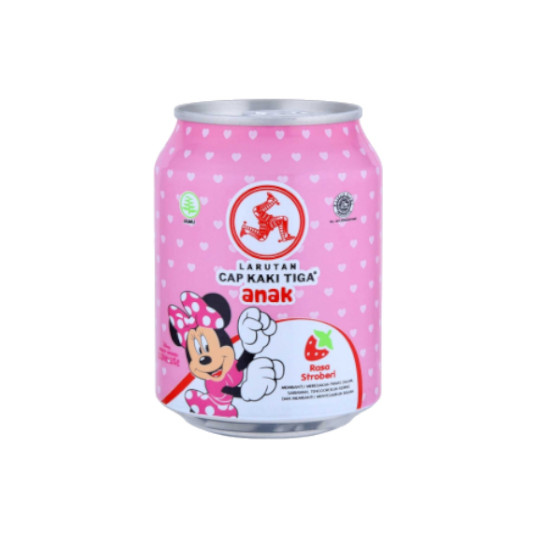 Larutan Cap Kaki Tiga Anak Strawberry 250 ml - Kegunaan, Efek Samping, Dosis dan Aturan Pakai ...