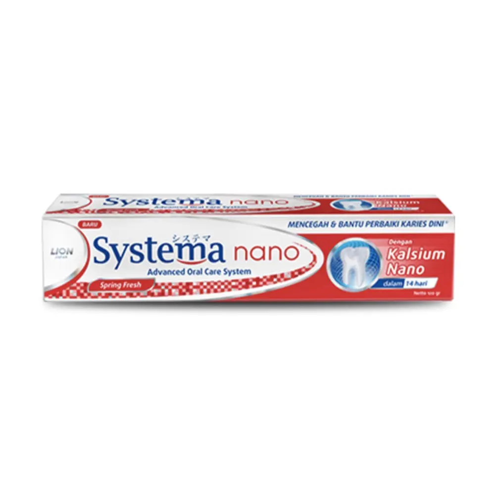 Systema Nano Toothpaste Spring Fresh 190 g - Kegunaan, Efek Samping ...
