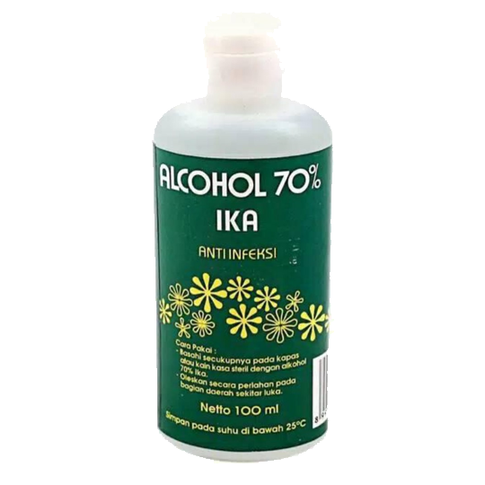 Alkohol 70% Ika 100 ml - Kegunaan, Efek Samping, Dosis dan Aturan Pakai ...