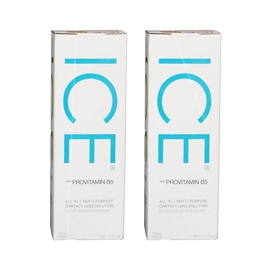 Ice All-In-1 Multi-Purpose Contact Lens Solution 60 ml 2 Botol - Hemat ...