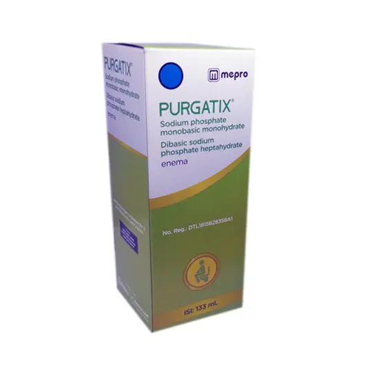PURGATIX ENEMA 133 ML- Kegunaan, Efek Samping, Dosis dan Aturan Pakai ...