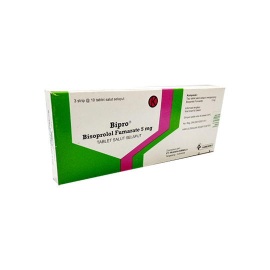 Bipro 5 mg 10 Tablet - Kegunaan, Efek Samping, Dosis dan Aturan Pakai ...