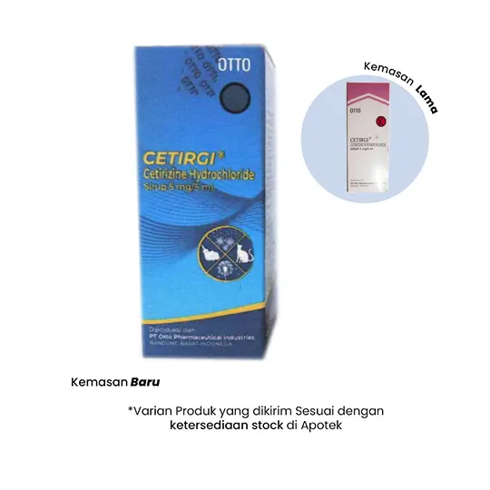 Cetirgi Sirup 60 ml - Manfaat, Dosis, & Efek Samping