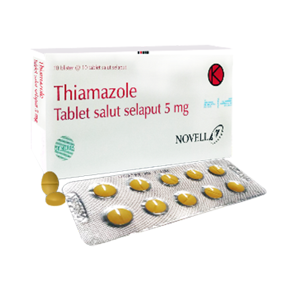 Thiamazole 5 mg 10 Tablet - Kegunaan, Efek Samping, Dosis dan Aturan ...