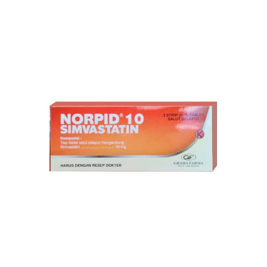 Norpid 10 mg 10 Tablet - Kegunaan, Efek Samping, Dosis dan Aturan Pakai ...