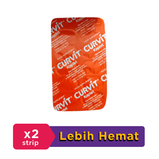 Curvit 2 Strip (10 Kaplet/Strip) - Hemat Borongan - Kegunaan, Efek ...