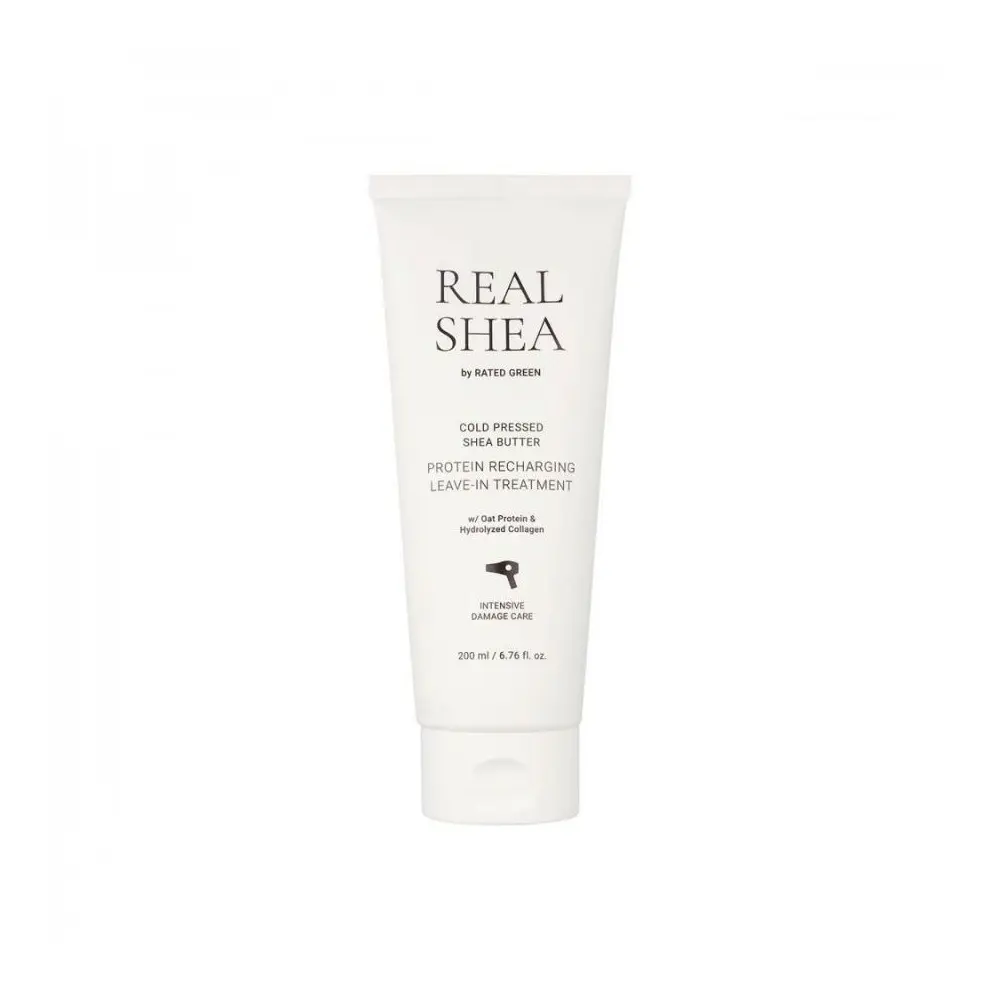 Real Shea By Rated Green Cold Pressed Shea Butter Leave-In Treatment ...