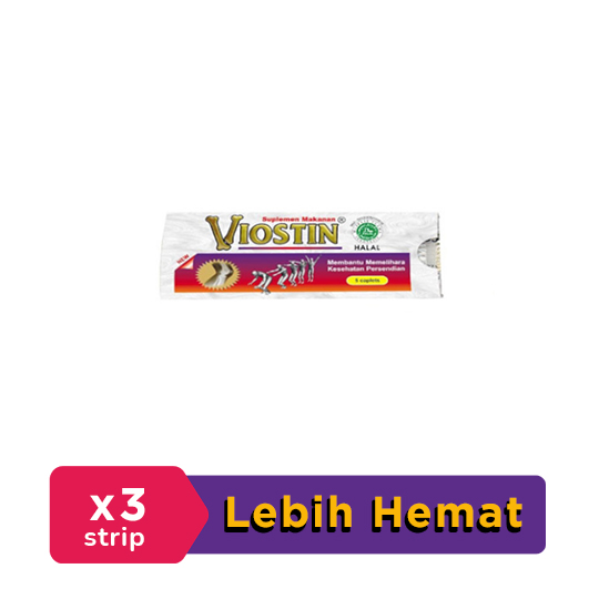 Viostin 3 Strip (5 Kaplet/Strip) - Hemat Borongan - Kegunaan, Efek ...