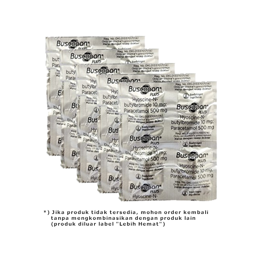 Buscopan Plus 20 Tablet - Lebih Hemat - Kegunaan, Efek Samping, Dosis ...
