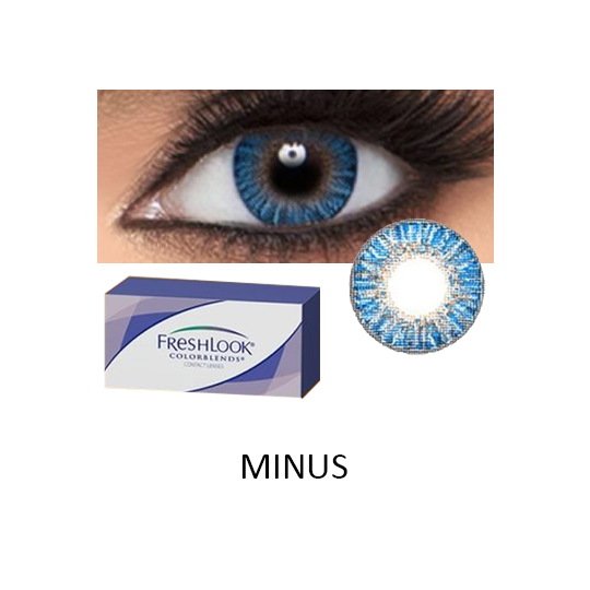 Freshlook Colorblends Blue 2 Color Softlens Minus - Kegunaan, Efek ...