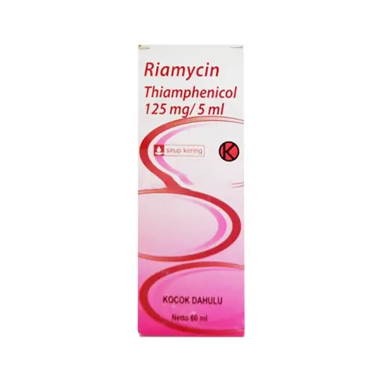RIAMYCIN 125 MG/5 ML SIRUP 60 ML - Kegunaan, Efek Samping, Dosis dan ...