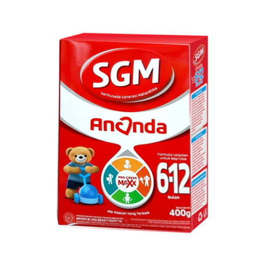 SGM Ananda 2 (6-12 Bulan) Formula Bayi Bubuk 400 g - Kegunaan, Efek Samping, Dosis dan Aturan ...