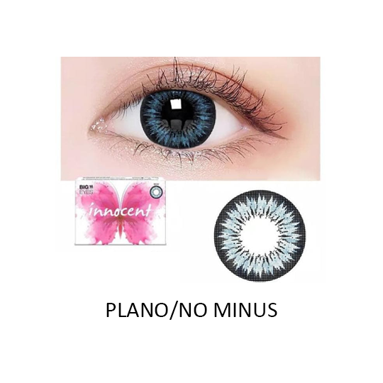 Innocent By Exoticon Blue 2 Color Softlens Plano/No Minus - Kegunaan ...