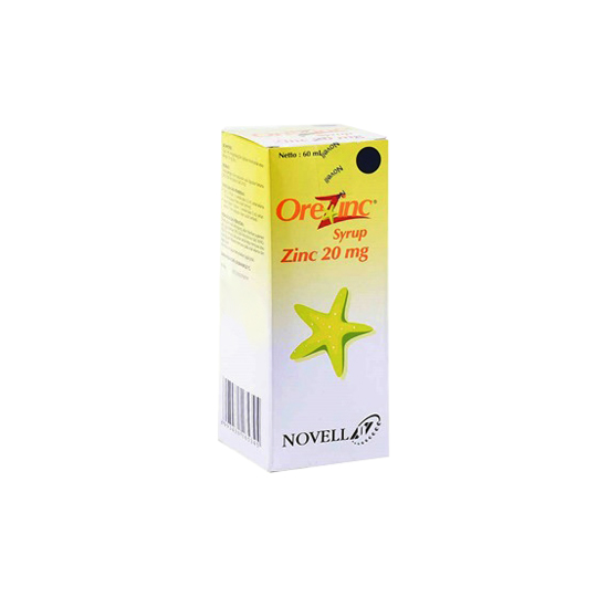 Orezinc Sirup 60 ml - Kegunaan, Efek Samping, Dosis dan Aturan Pakai ...