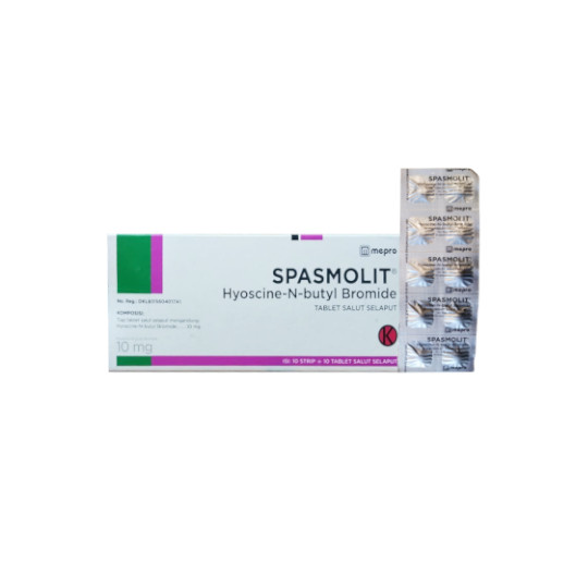 Spasmolit 10 mg 10 Tablet - Kegunaan, Efek Samping, Dosis dan Aturan ...