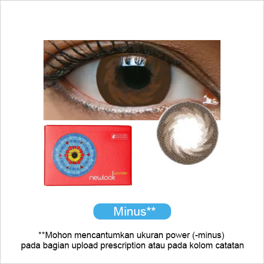 Newlook Wonder Brown 2 Color Softlens Minus - Kegunaan, Efek Samping ...